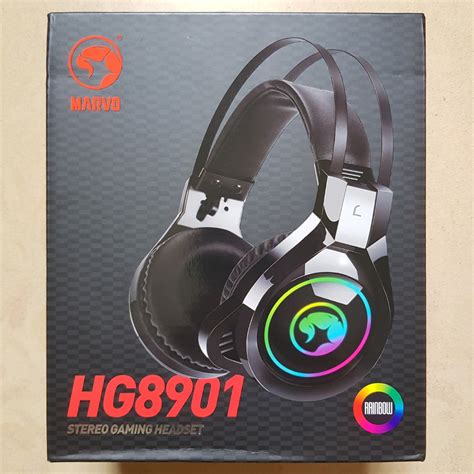Marvo RGB Gaming Headset, Audio, Headphones & Headsets on Carousell