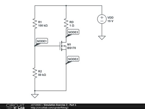 Simulation Exercise Part CircuitLab
