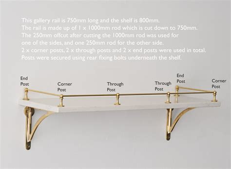 Brass Gallery Rails Yester Home