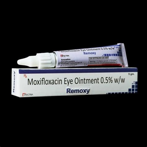 Remoxy Moxifloxacin Eye Ointment Spectra 5 Gm At ₹ 115 84 Unit In Nagpur