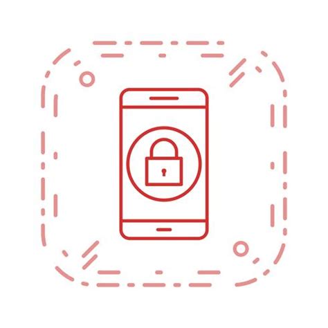 Lock Mobile Application Vector Icon 355031 Vector Art At Vecteezy