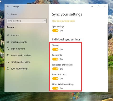 How To Configure Sync Your Settings In Windows