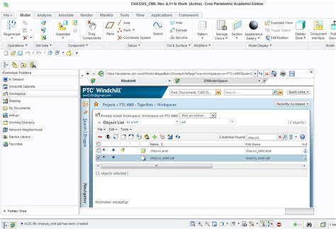 Solved Creo Parametric 20 Save A Copy Within Windchill Ptc Community