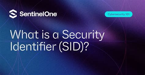 what is a security identifier sid