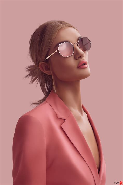 Render Glasses Model Women Digital Hd Phone Wallpaper Rare Gallery