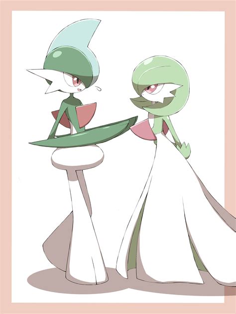 Gardevoir And Gallade Pokemon Drawn By Shabana May Danbooru