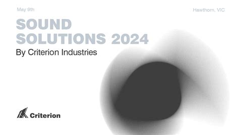 Criterion Industries Sound Solutions 2024 Recap
