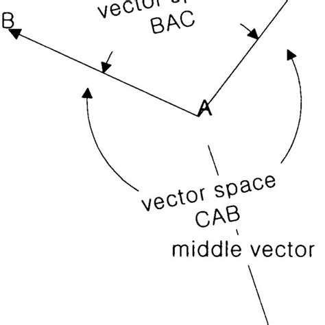 Two Vectors Partition The Plane Into Two Vector Spaces A Middle Vector Download Scientific