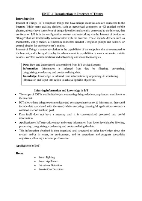Solution Iot I 5 Units Studypool