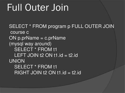 ppt mysql multi tables powerpoint presentation free download id