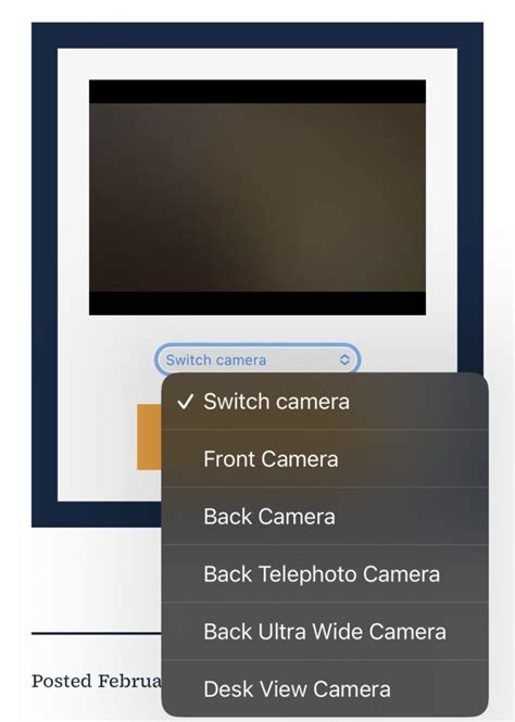 ios 16 3 allows access to all back cameras via mediadevices api dominik schilling