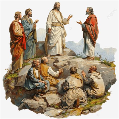 Jesus Speaks To His Disciples After The Transfiguration Vintage Jesus