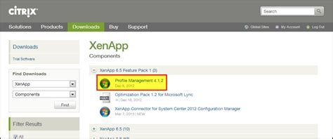 Install And Configure Profile Management For Citrix Xenapp 65
