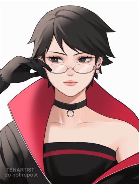 Uchiha Sarada Naruto And More Drawn By Tenartistt Danbooru