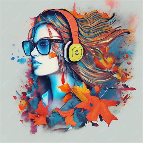 Premium Ai Image Vector Lofi Girl In Space Floating Vector Art
