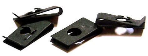 8 32 C8103 832 4 Tinnerman Style U Type Spring Nuts Steel Black