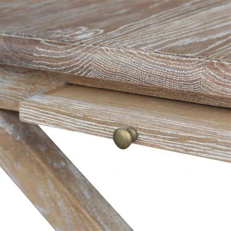 French Style Wooden Rectangular Coffee Table Hoolnn