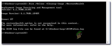 Fix DISM Error 87 On Windows