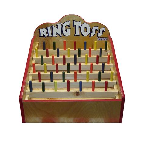 Wooden Ring Toss Carnival Game Main Event Fun