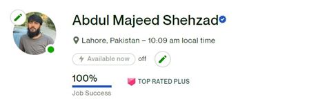 abdul majeed shehzad on linkedin upwork topratedplus expertvetted