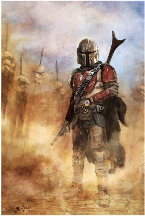 The Mandalorian Concept Art By Cliff Cramp Starwars