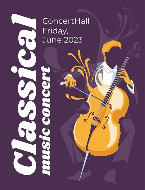 Classical Concert Poster Vector Art Icons And Graphics For Free Download