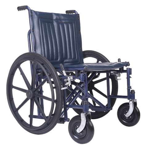 Deluxe Folding Extra Wide Heavy Duty Wheelchairs