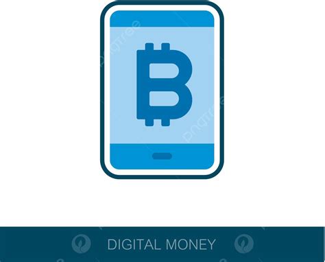 Mobile Bitcoin Business App Icon Digital Mining Coin Vector Digital Mining Coin PNG And