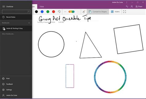 Pen Tip Integration With OneNote Mobile In Windows