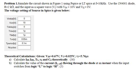 Simulate The Circuit Using LTspicethat All Chegg Com
