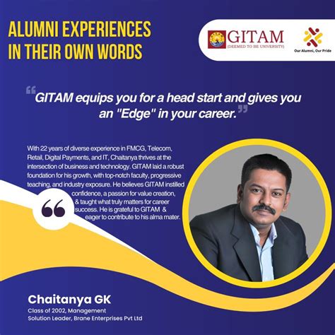 Alumni Relations At Gitam On Linkedin Gitam Alumni Alumnivoices Gitamuniversity