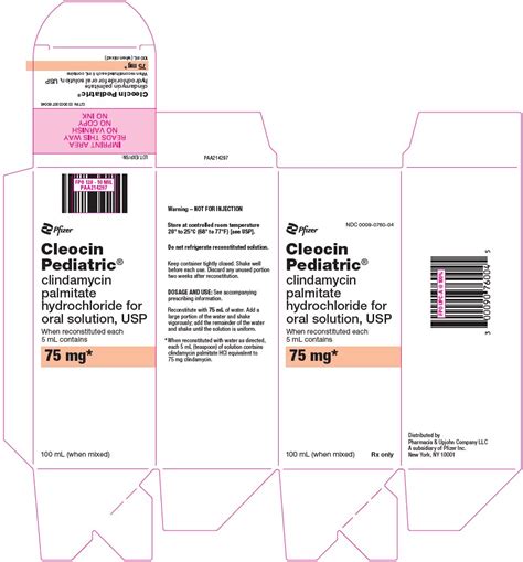 Cleocin Pediatric Fda Prescribing Information Side Effects And Uses
