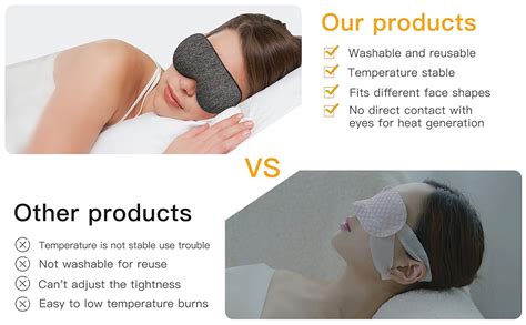 Temgco Heated Eye Mask Usb Steam Warm Compress Eye