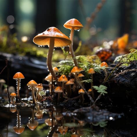 Premium Ai Image Red Moon