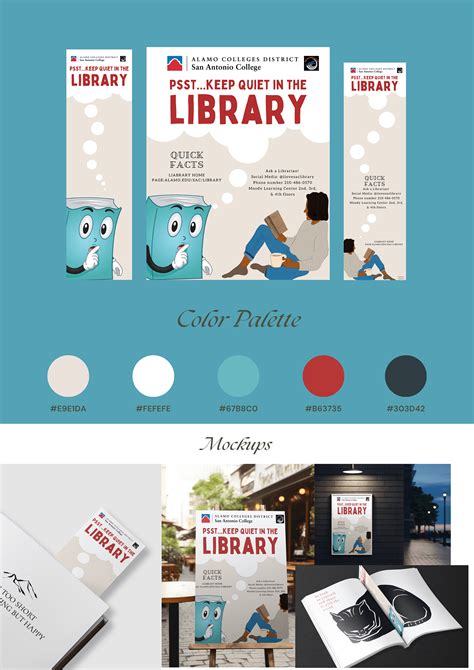 Library Poster 2 Images Behance