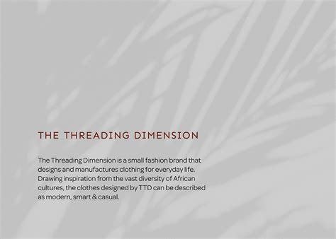 The Threading Dimension Branding On Behance