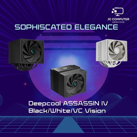 Deepcool Assassin Iv Black White Vc Vision Cpu Air Cooler Computers