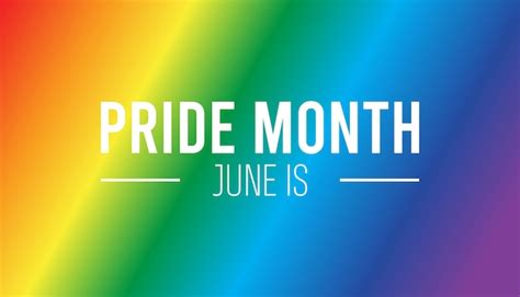 Premium Vector Pride Month Observed Every Year In June