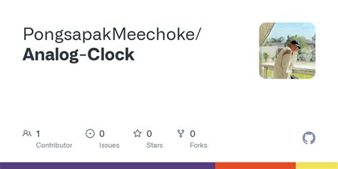 Github Pongsapakmeechokeanalog Clock