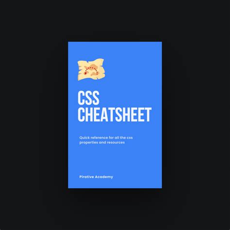 Css Cheatsheet Quick Guide