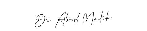 99 Dr Abed Malik Name Signature Style Ideas Unique E Signature