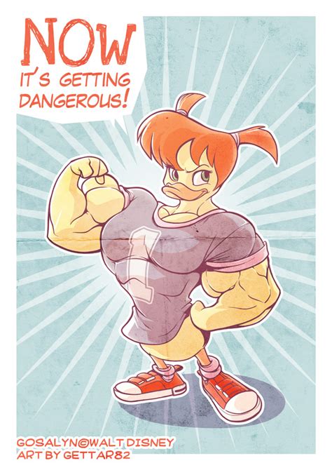 Rule 34 Avian Biceps Bird Darkwing Duck Duck Female Gettar82 Gosalyn