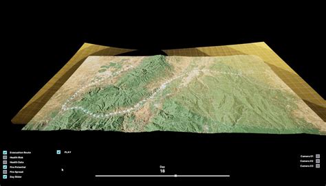 Mish Sukharev On Linkedin Immersive Visualization Of Wildland Fire Indicators Open Geospatial…