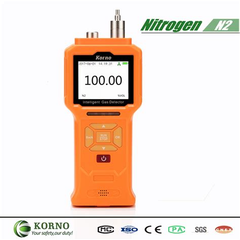 Sil2 Ce Certificate N2 Analyzer Nitrogen Detector Portable Nitrogen Gas