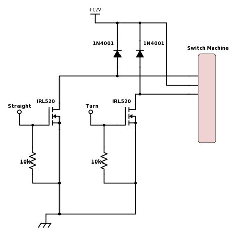 Model Railroad Turnout Control Arduino MOSFET Academy For Arduino