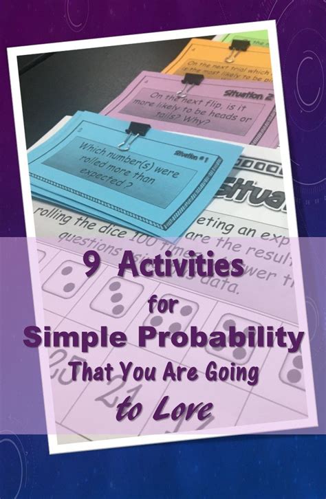 Activities For Simple Probability You Will Love Artofit