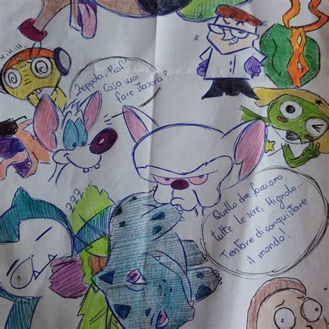 Pinky And The Brain Il Mignolo Col Prof By Niky94 On Deviantart