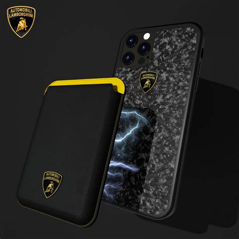 Lamborghini Leather Wallet With Magsafe Urus D8 Armor King Case