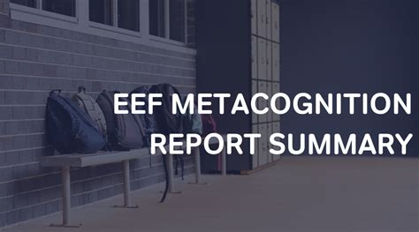 7 Steps For Metacognition In The Primary Classroom Practical Strategies