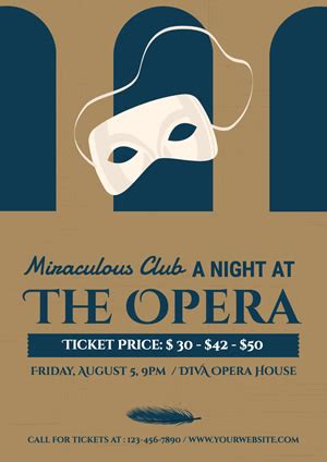 Free Opera Poster Designs Designcap Poster Maker